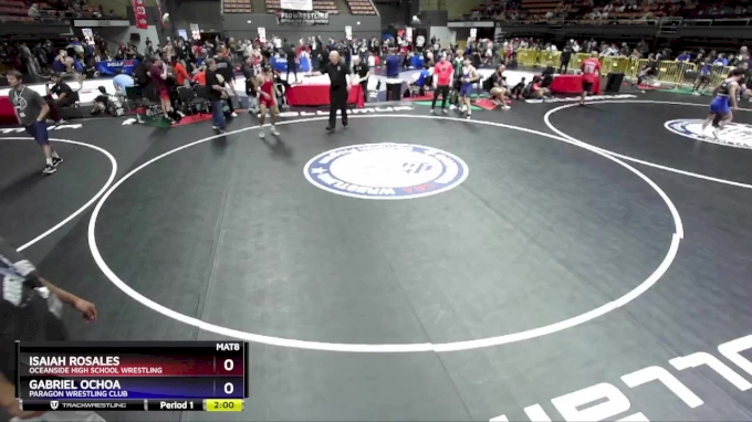 132 lbs Champ. Round 1 - Isaiah Rosales, Oceanside High School ...