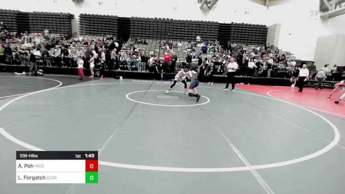 108-H lbs Quarterfinal - Andrew Poh, ProEx vs Logan Forgatch, Scorpions