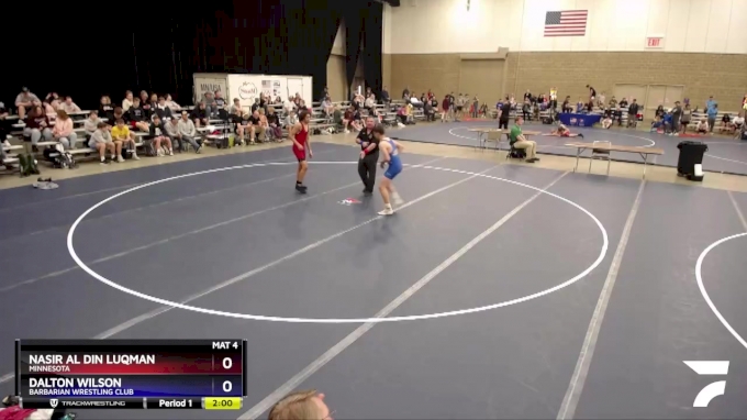 132 lbs Champ. Round 1 - Nasir Al Din Luqman, Minnesota vs Dalton Wilson, Barbarian Wrestling Club