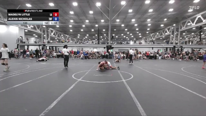 130 lbs Round 2 - Madelyn Little, Lady Assassins vs Alexis Nicholas ...