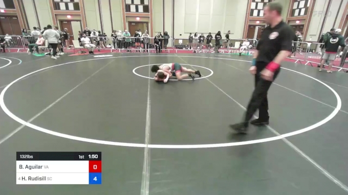 132 lbs Consolation - Benjamin Aguilar, Va vs Houston Rudisill, Sc