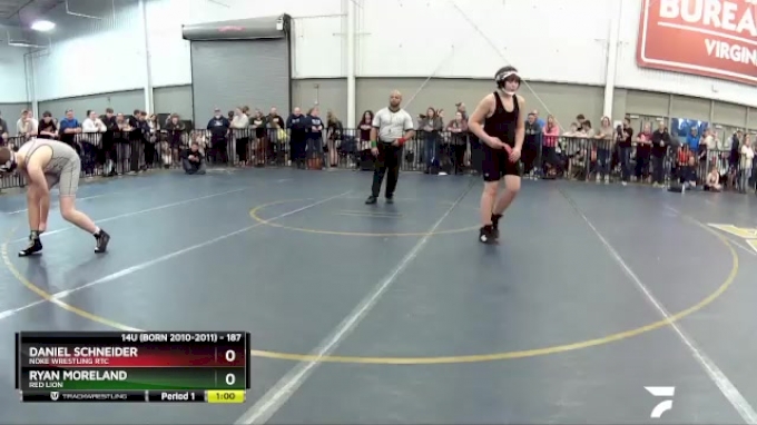 187 lbs Cons. Round 2 - Ryan Moreland, Red Lion vs Daniel Schneider ...
