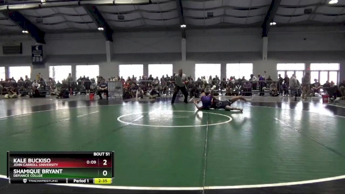 149 lbs Champ. Round 1 - Kale Buckiso, John Carroll University vs ...