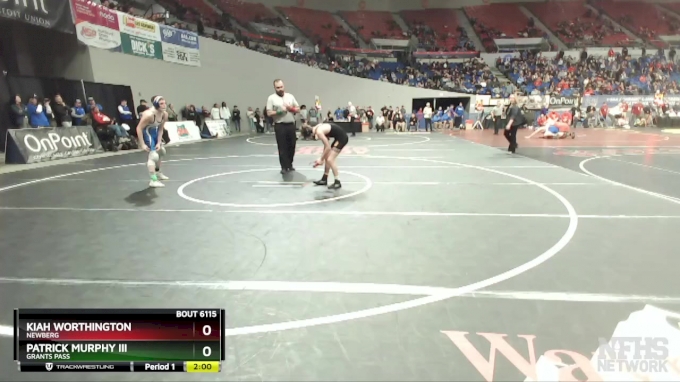 6a-106 Kiah Worthington (Newberg) vs Patrick Murphy III (Grants Pass)
