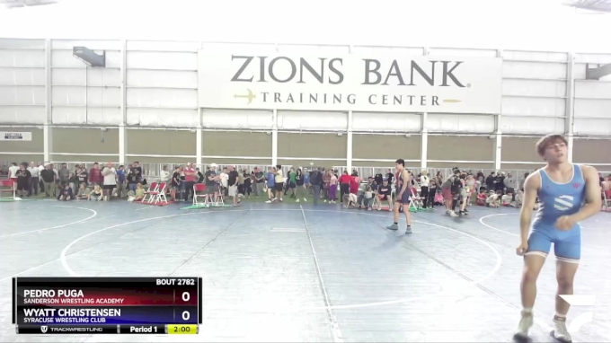 126 lbs Cons. Round 2 - Pedro Puga, Sanderson Wrestling Academy vs ...
