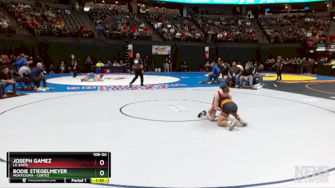 106-3A Champ. Round 1 - Bodie Stiegelmeyer, Montezuma - Cortez vs ...