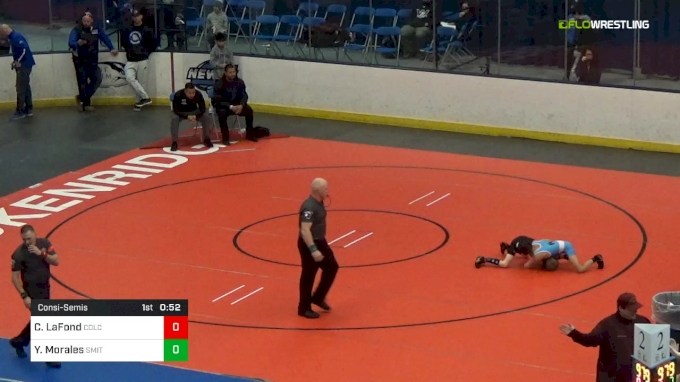 63 lbs Consolation - Cahota LaFond, Colchester Cobras vs Yandel Morales ...