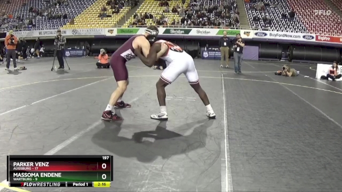 197 lbs Placement Matches (16 Team) - Massoma Endene, Wartburg vs ...