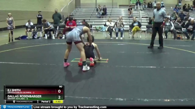 100 lbs Round 4 (6 Team) - Stone Redman, Untouchables-Olympia vs ...