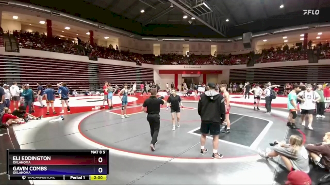 126 lbs Cons. Round 2 - Eli Eddington, Oklahoma vs Gavin Combs, Oklahoma