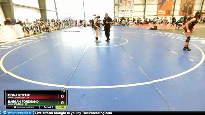 128 lbs Rd#11- 3:00pm Saturday - Fiona Ritchie, Maryland Gold vs Raegan ...