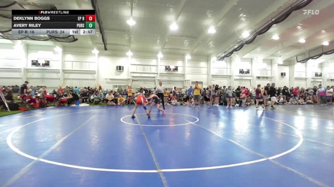 97 lbs Round Robin 2 - Deklynn Boggs, EP Rattlers-Girls vs Avery Riley ...