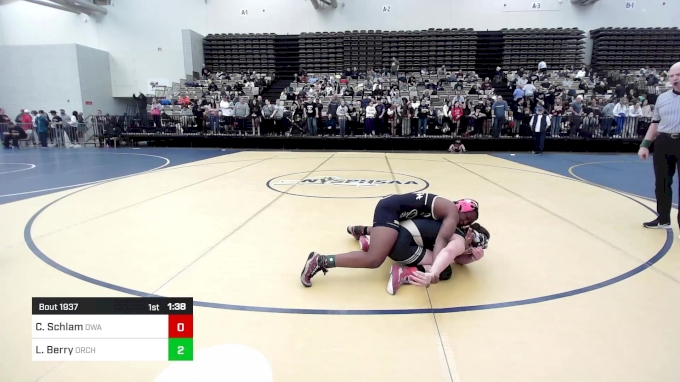140 lbs Semifinal - Charlize Schlam, Diesel Wrestling Academy vs Lamiah ...
