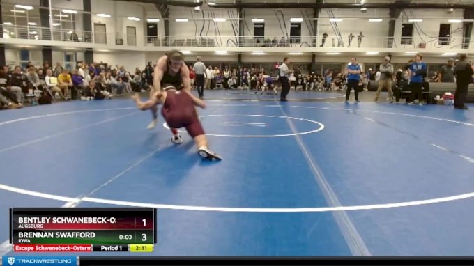 Elite 184 lbs 1st Place Match - Brennan Swafford, Iowa vs Bentley ...