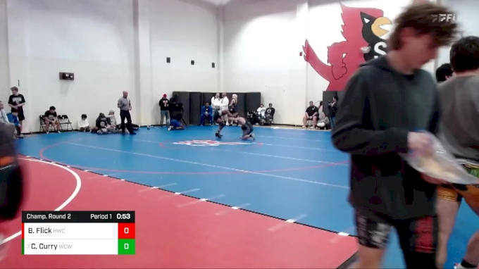 113 lbs Champ. Round 2 - Caleb Curry, West Cincy Wrestling vs Benjamin ...