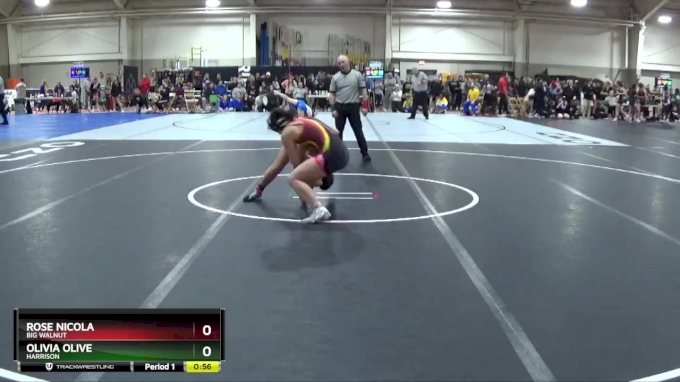 130 lbs Cons. Round 4 - Olivia Olive, Harrison vs Rose Nicola, Big Walnut