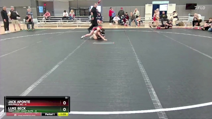 76 lbs Round 4 (10 Team) - Luke Beck, Terps East Coast Elite vs Jack ...