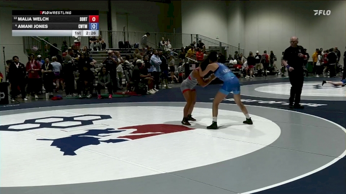 Senior Women Freestyle FS - 55 lbs Champ. Round 2 - Malia Welch ...