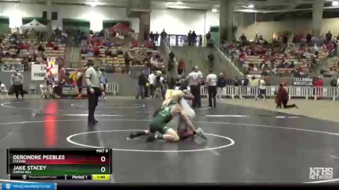 A 170 lbs Champ. Round 1 - Derondre Peebles, Fulton vs Jake Stacey ...