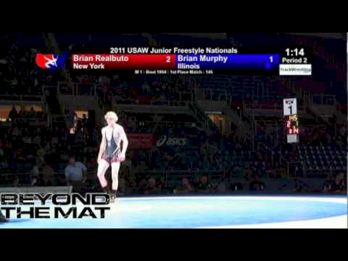 Junior Freestyle Final 145 Brian Realbuto NY vs Brian Murphy IL