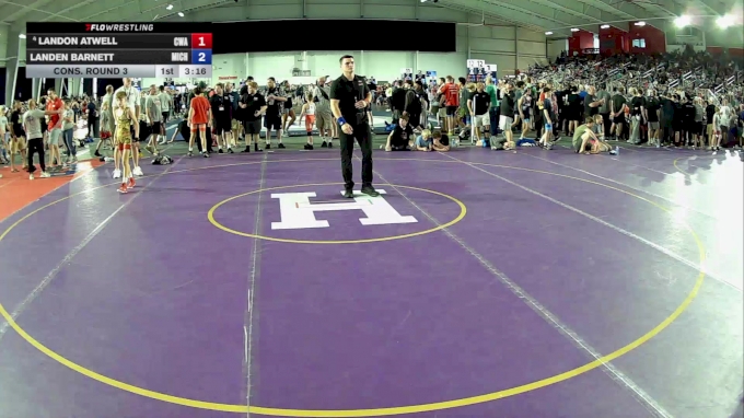 84 lbs Cons. Round 3 - Landon Atwell, Callan Wrestling Academy vs ...