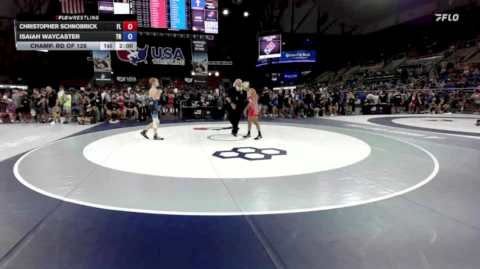 113 lbs Champ. Rd Of 128 - Christopher Schnobrick, FL vs Isaiah ...
