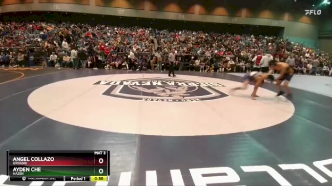 138 lbs Cons. Round 1 - Angel Collazo, Gregori vs Ayden Che, Hazen