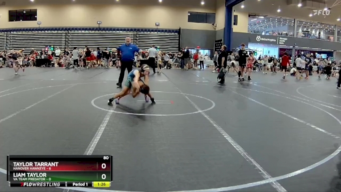 80 lbs Round 7 (8 Team) - Taylor Tarrant, Hanover Hawkeye vs Liam ...