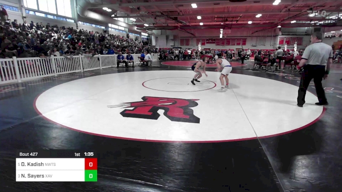 126 lbs 3rd Place - Dylan Kadish, Newton South vs Nathan Sayers, Xaverian