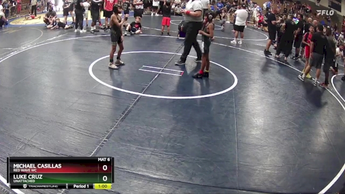 64 lbs Cons. Round 2 - Luke Cruz, UNATTACHED vs Michael Casillas, RED ...