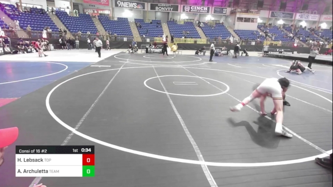 125 lbs Consi Of 16 #2 - Haydn Lebsack, Top Notch vs Anthony Archuletta ...