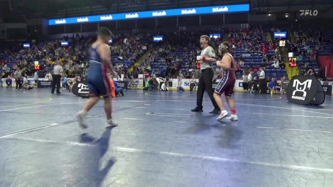 120 lbs Round Of 32 - Noah Queen, Cambria Heights vs Grayson Leiva ...
