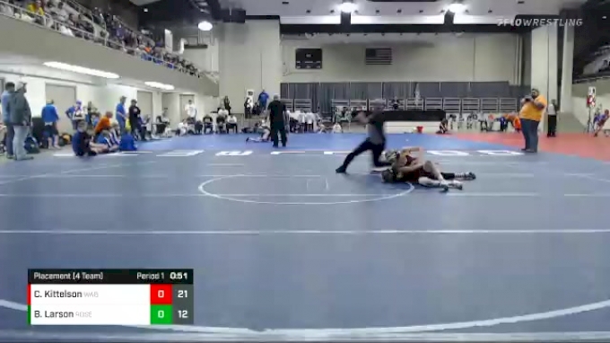 80 lbs Placement (4 Team) - Cameron Kittelson, Wabasso vs Broden Larson ...