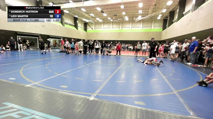71 lbs Final - Dominick Huitron, Backyard Bullies Wrestling Club vs ...