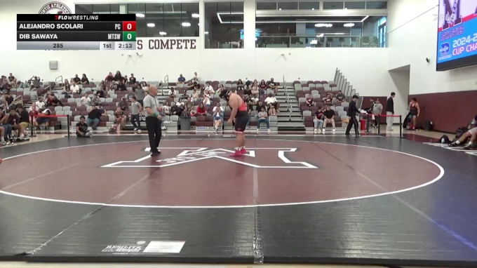 285 lbs Quarterfinals (8 Team) - Alejandro Scolari, Palomar College ...