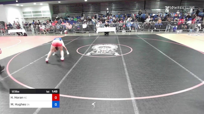 123 lbs Consi Of 16 #1 - Hope Horan, NC vs Milly Hughes, GA