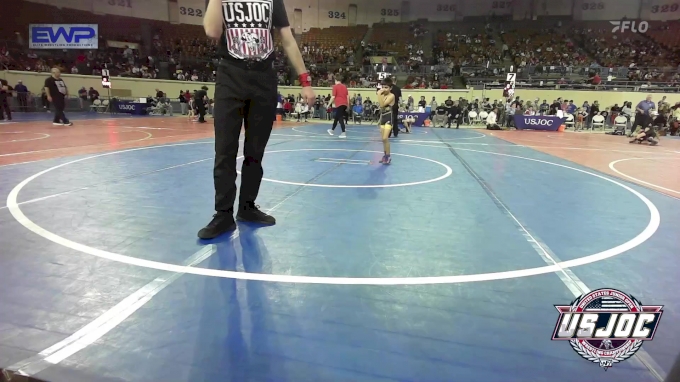 46 lbs Semifinal - Daxten Freeman, Keystone Wrestling Club vs Hunter ...