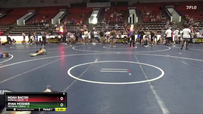 130 lbs Quarterfinals (8 Team) - Noah Bacon, BadBass Green vs Ryan ...
