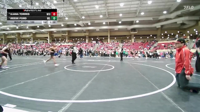 100 lbs Quarterfinal - Iliana Torres, WTC vs Reese Ford, Honey Badger