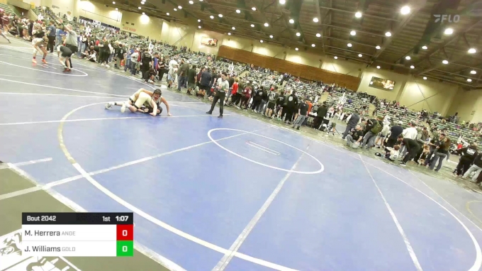 114 lbs Final - Mateo Herrera, Anderson Attack WC vs Jameson Williams ...