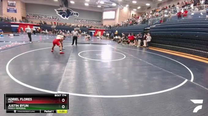 165 lbs Cons. Round 1 - Adriel Flores, Katy vs Justin Byun, Frisco Memorial