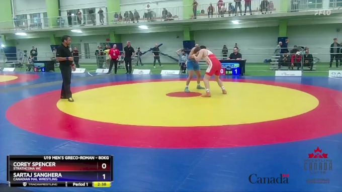 80kg Cons. Round 2 - Corey Spencer, Strathcona WC vs Sartaj Sanghera ...