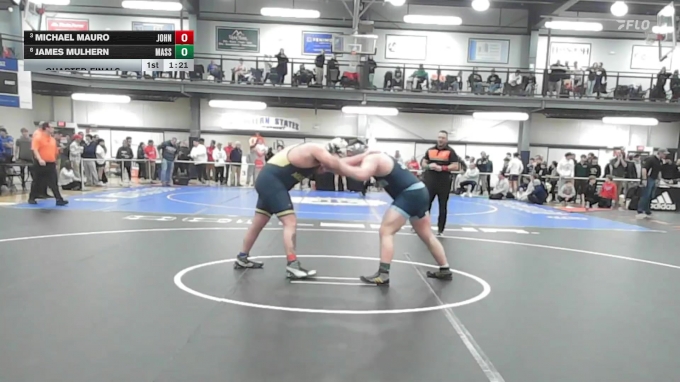 285 lbs Quarterfinal - Michael Mauro, John Jay-ef vs James Mulhern ...