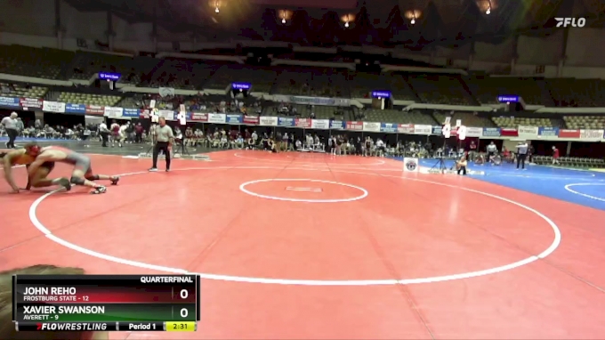 165 lbs Quarters & Wb (16 Team) - John Reho, Frostburg State vs Xavier ...
