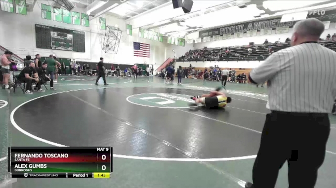 215 lbs Champ. Round 3 - Fernando Toscano, Santa Fe vs Alex Gumbs, Burroghs