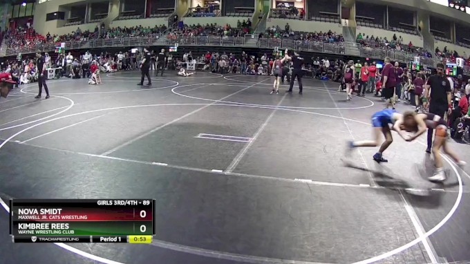 89 lbs Champ. Round 1 - Kimbree Rees, Wayne Wrestling Club vs Nova ...
