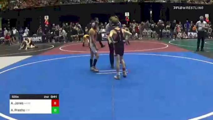 62 lbs Quarterfinal - Liam Freeman, St.James Cyclones vs Gavin Carda ...