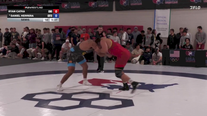 125 kg Semis - Ryan Catka, Cavalier Wrestling Club vs Daniel Herrera ...