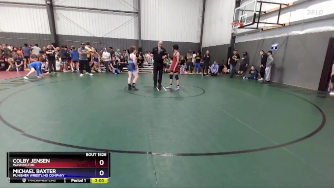 120 lbs Champ. Round 2 - Colby Jensen, Washington vs Michael Baxter ...