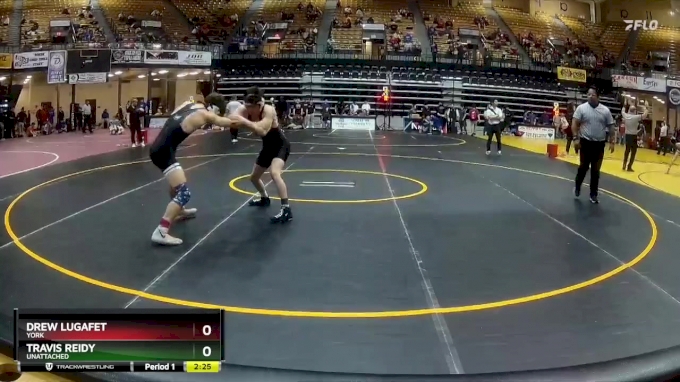 133 lbs Cons. Round 1 - Drew Lugafet, York vs Travis Reidy, Unattached
